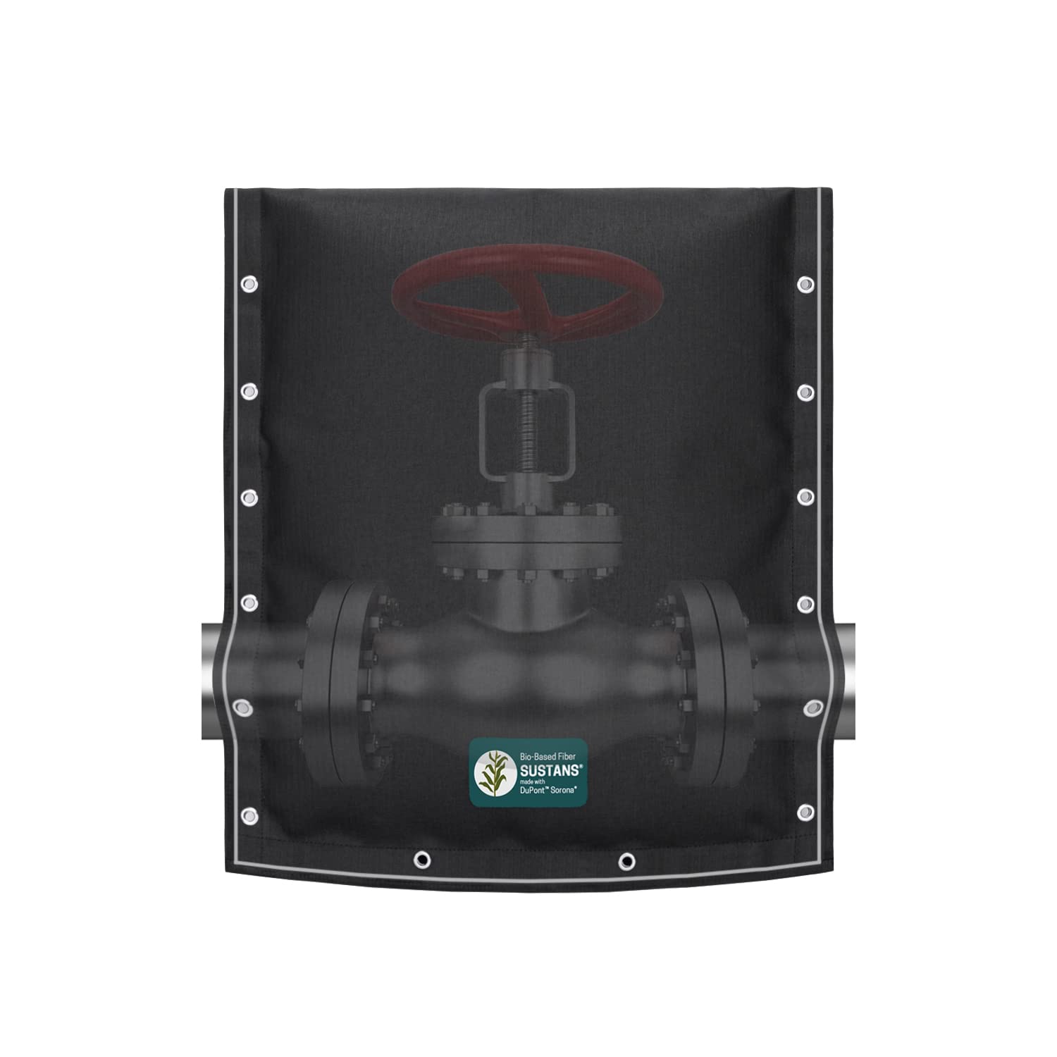 ESINGMILL Backflow Insulation Cover Outdoor Pipe Preventer for Winter Freeze Protection and Backflow Valve, Irrigation Pipe, Sprinkler Valve 16×20inch, Black (0028_1)