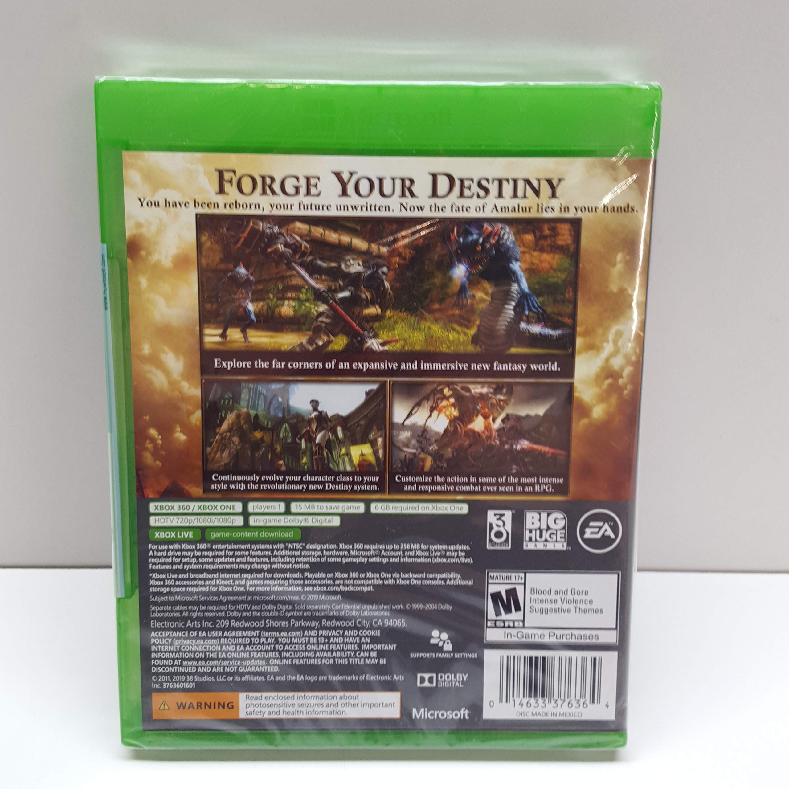 Kingdoms Amalur Reck Bc X360