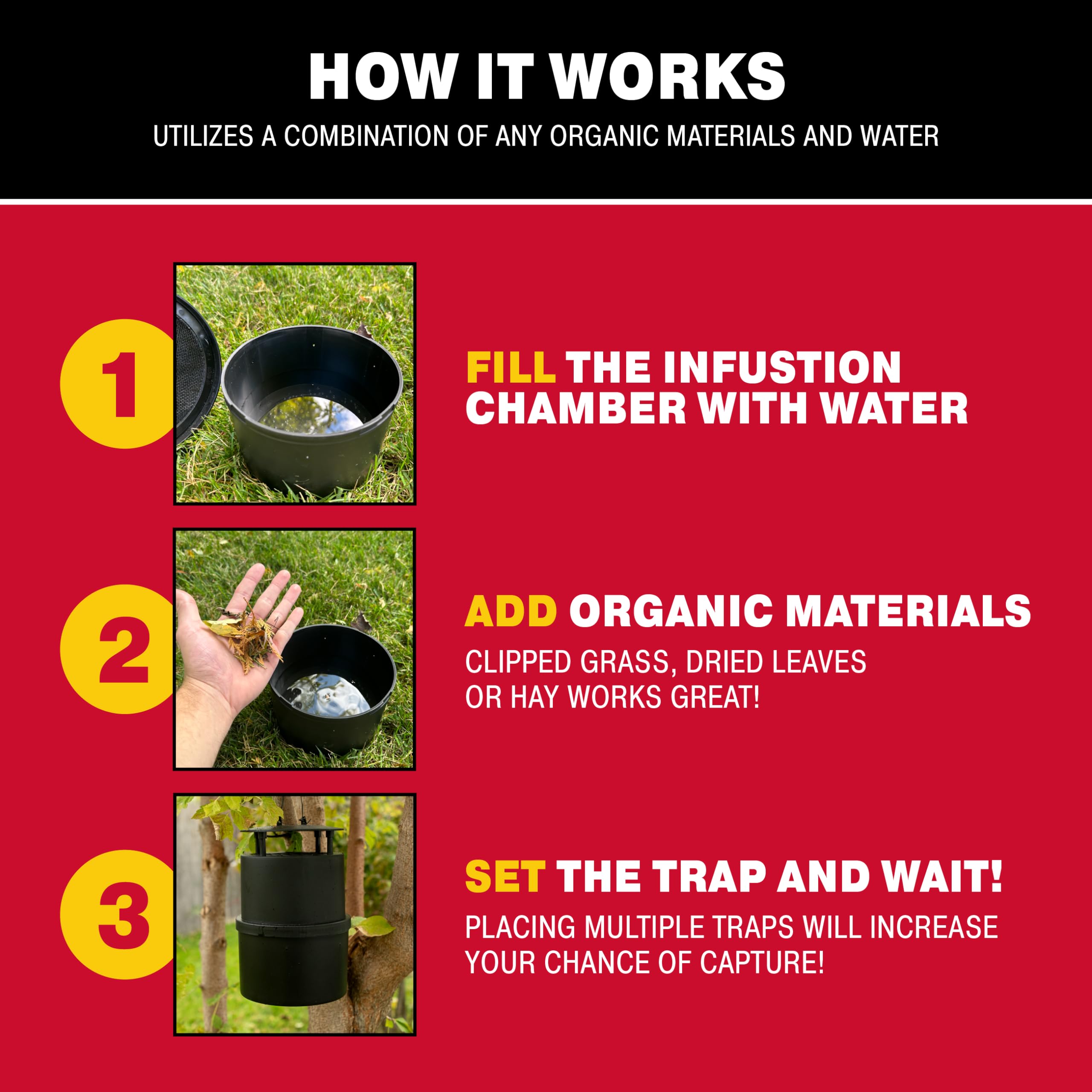Catchmaster Oasis Ovi-Mini Mosquito Trap 4Pk, Home Outdoor Mosquito Control, Mosquito Killer Outdoor, Pet Safe Backyard Insect Killer, Glue Board Bug Catcher, Pool, Patio, Shed & Garden Pest Control