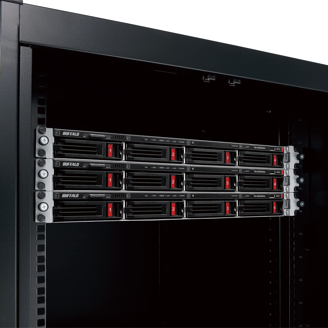 BUFFALO TeraStation Essentials 4-Bay Rackmount NAS 32TB (4x8TB) with HDD Hard Drives Included 2.5GBE / Computer Network Attached Storage/Private Cloud/NAS Storage/Network Storage/File Server