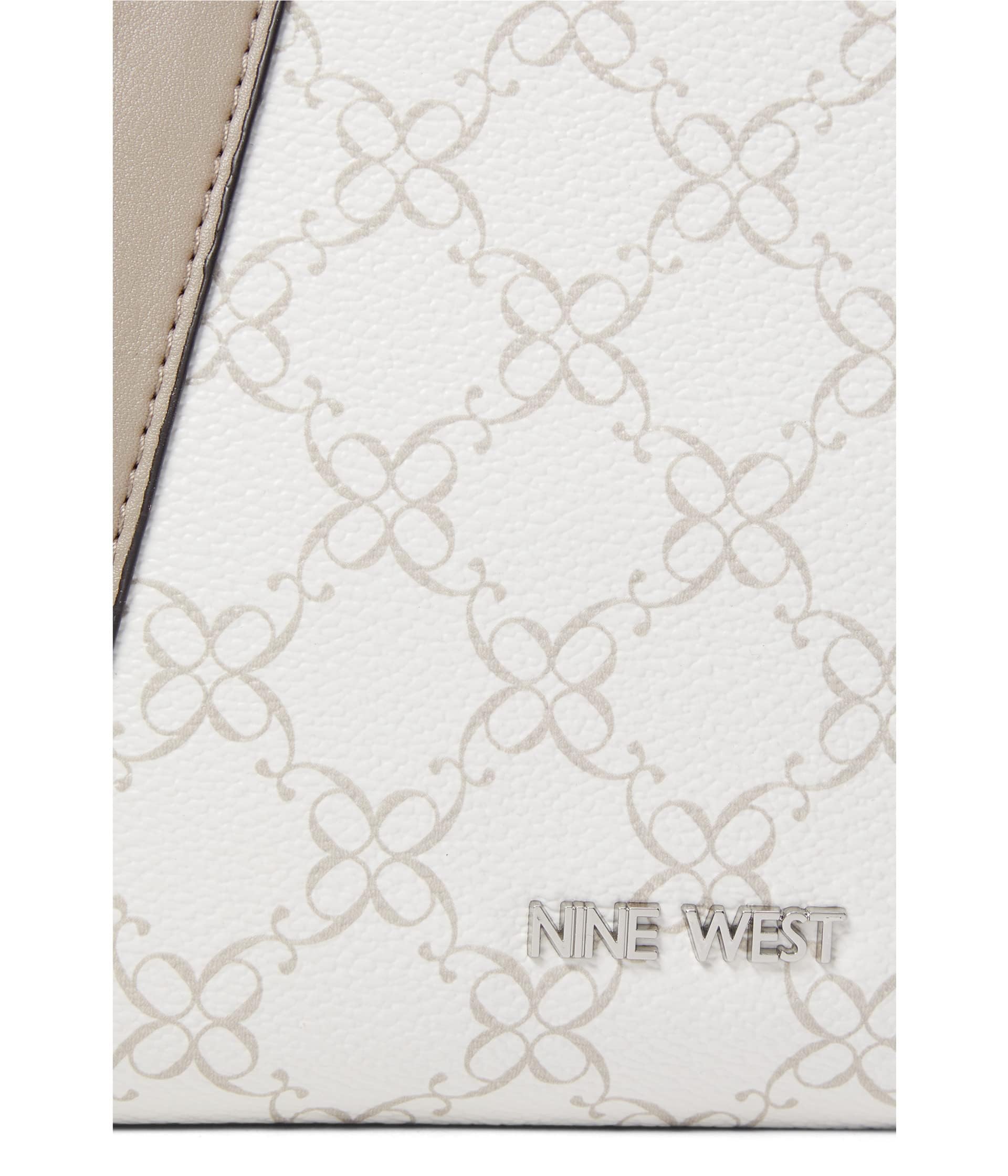Nine West Dannin Wallet White/Pumice Logo One Size