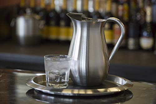 Service Ideas WPB2BSNG Brushed Pitcher Without Guard, Bell Shaped, 2 L, Stainless