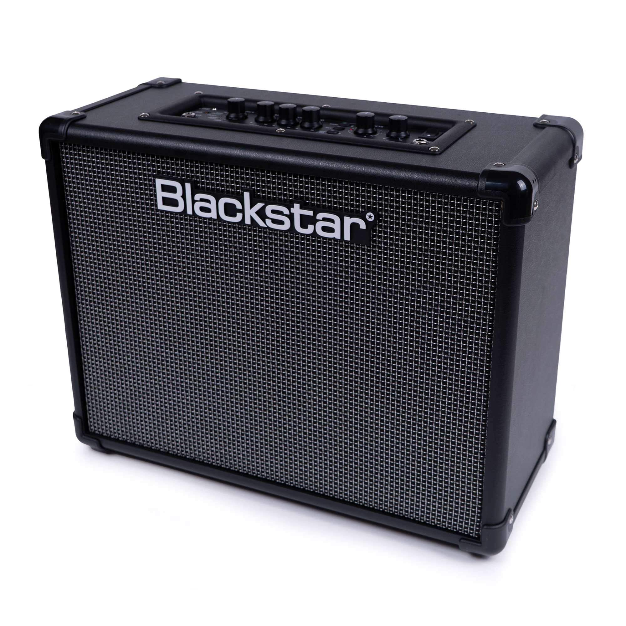 Blackstar ID:Core V3 Stereo 40 Guitar Combo Amplifier Bundle with Instrument Cable, Picks, and Austin Bazaar Polishing Cloth