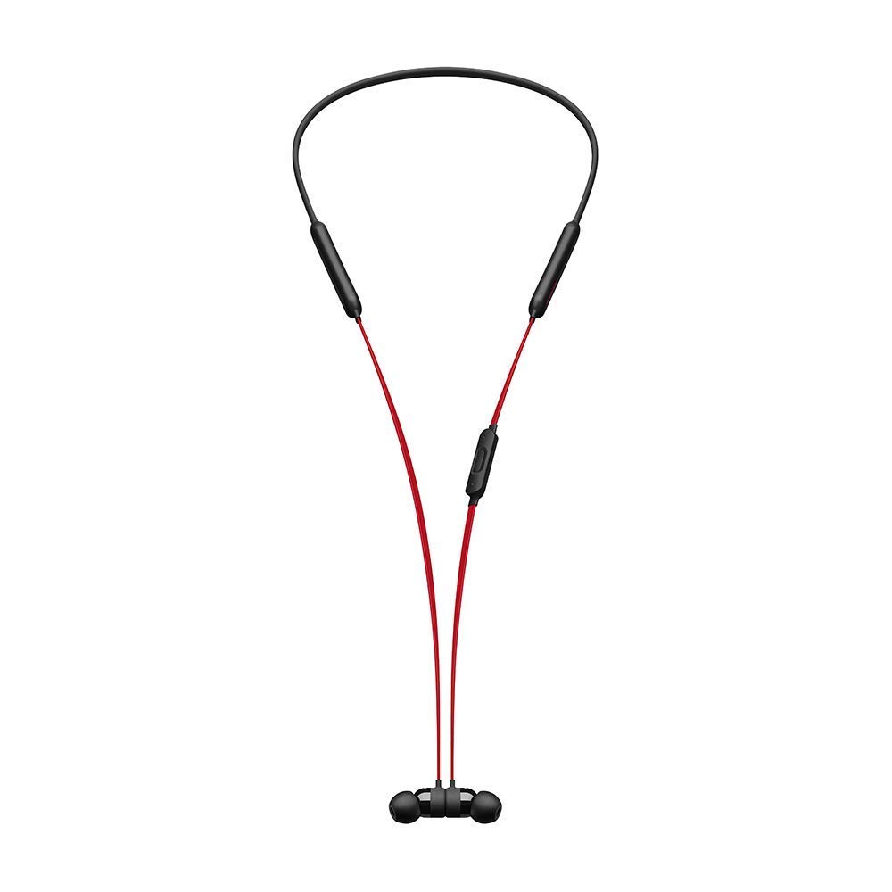 BeatsX Wireless Earphones - Apple W1 Headphone Chip, Class 1 Bluetooth, Black-Red (Renewed)