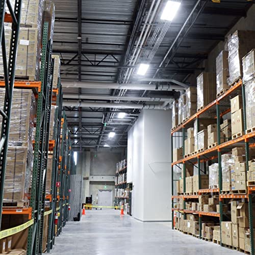 Lepro 2ft Liner High Bay LED Shop Light 220W, 30,800lm, 5000K Daylight, 800W HPS Equivalent, 1-10V Dimmable Commercial Warehouse LED Lighting, 120-277V, 110° Beam, Industrial Ceiling Light Fixture