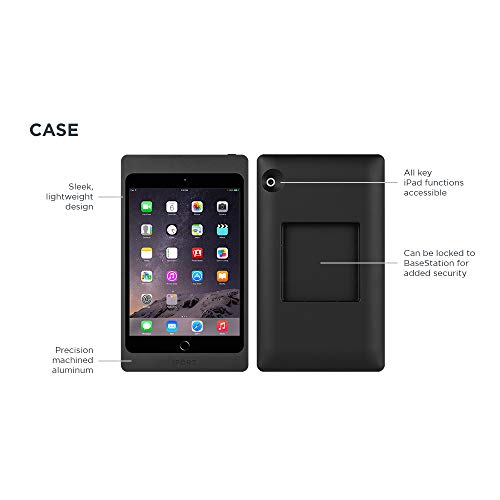 iPort Luxe (LuxePort) Case iPad Case - Compatible with iPad 9.7 6th gen, iPad 9.7 5th gen, iPad Pro 9.7, iPad Air 2, and iPad Air - Black, (71012)
