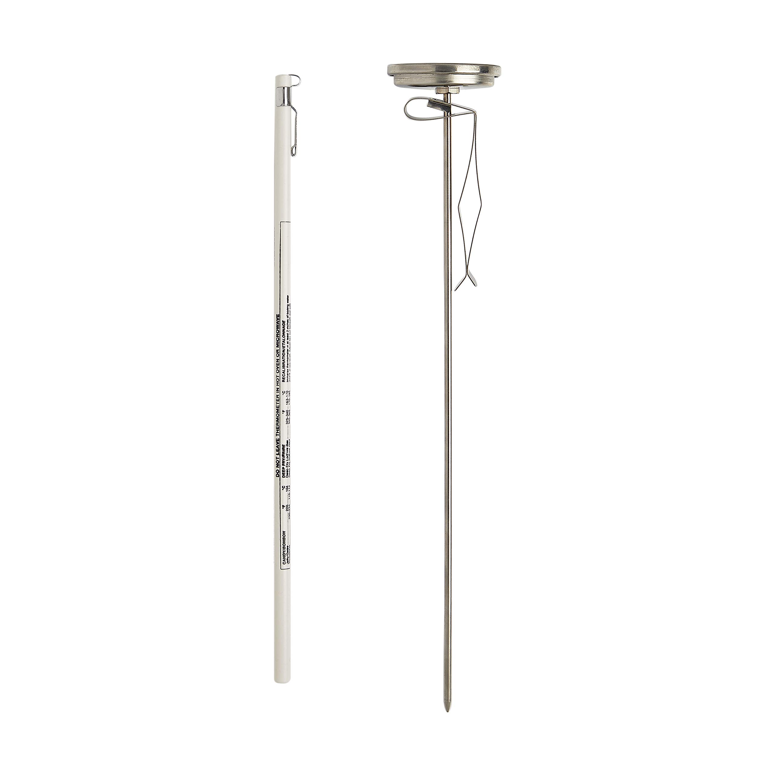 CDN IRL500 Long Stem Fry Thermometer – 12",Silver