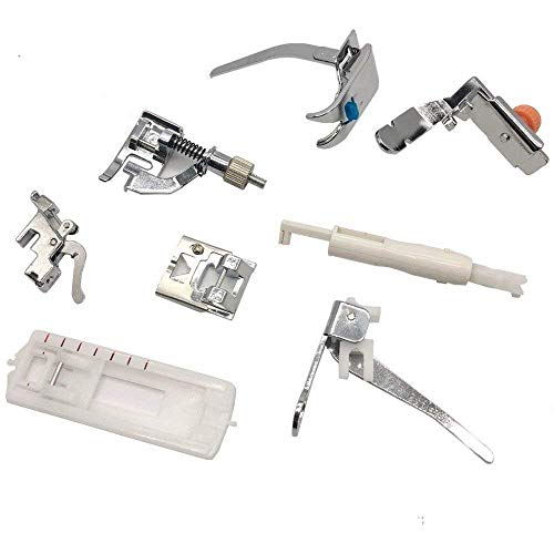 eoocvt 52pcs Domestic Sewing Machine Presser Feet Set for Brother, Babylock, Singer, Janome, Elna, Toyota, New Home, Simplicity, Necchi, Kenmore, and White Low Shank Sewing Machines