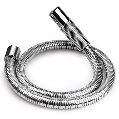 COOLWEST Flexible Metal Stainless Steel Hose 44 Inch for All Commercial Pre-Rinse Kitchen Sink Faucets Flexible Hose Replacement (111CM 44")