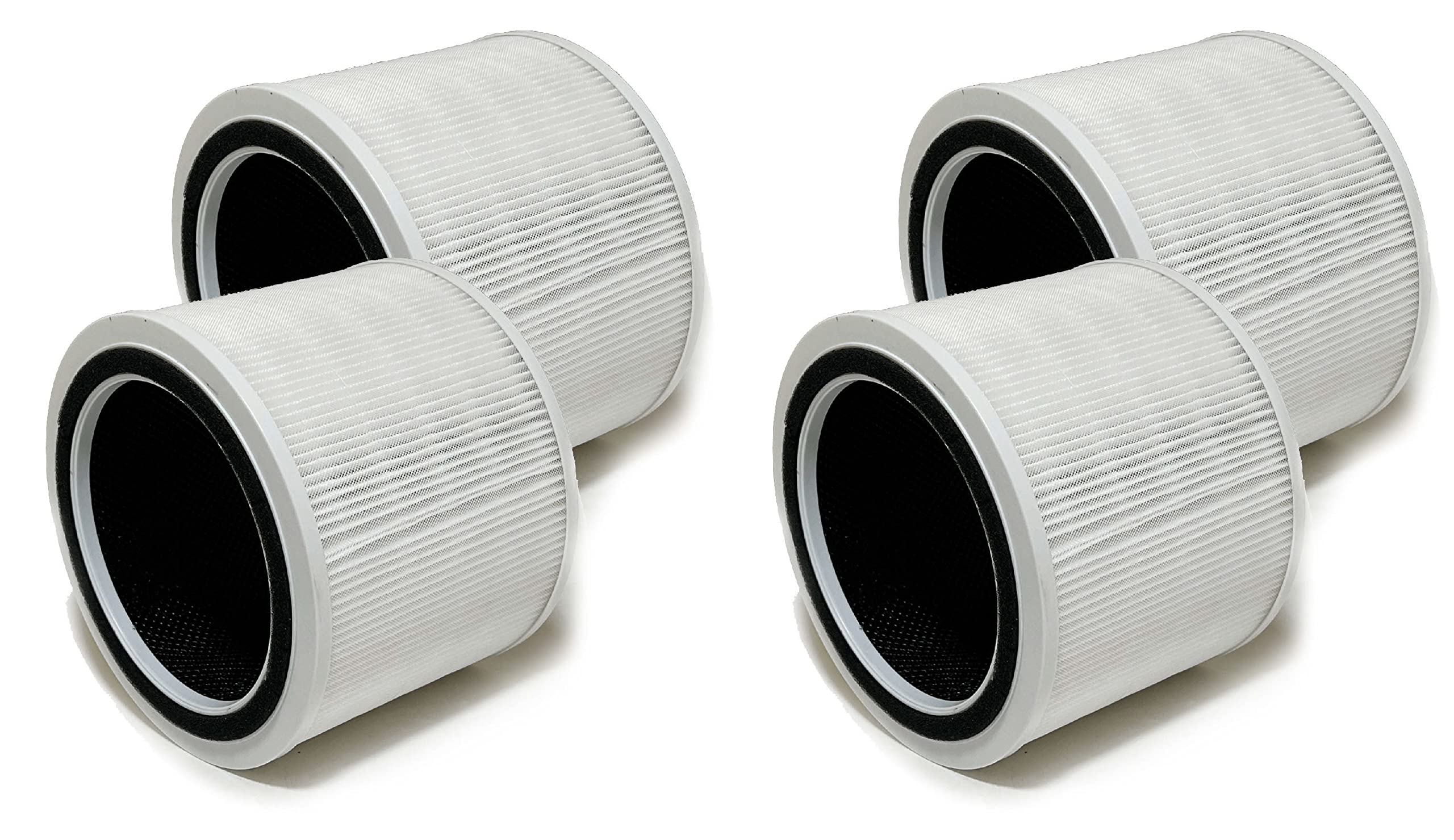 Nispira Core 200S 3-in-1 HEPA Activated Carbon Filter Replacement For LEVOIT Air Purifier Core 200S-RF, 4 Pack