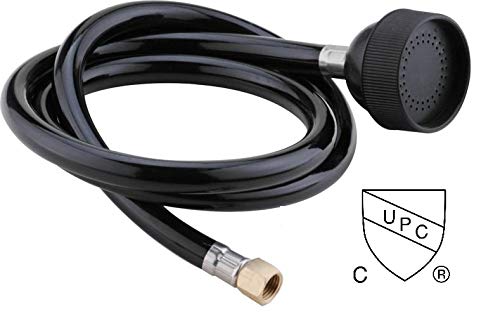 Shampoo UPC Certified Bowl Sprayer Head Black Rubber Hose For Salon Beauty Equipment Spa Barber Shop