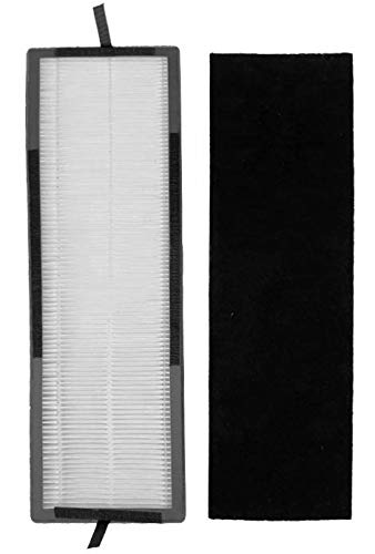 Nispira True HEPA Filter + Activated Carbon Pre Filter Compatible with Eureka NEA120 Air Purifier and Toshiba Smart WiFi Air Purifier. Compared to Part NEA-F1 NEA-C1. 1 Set
