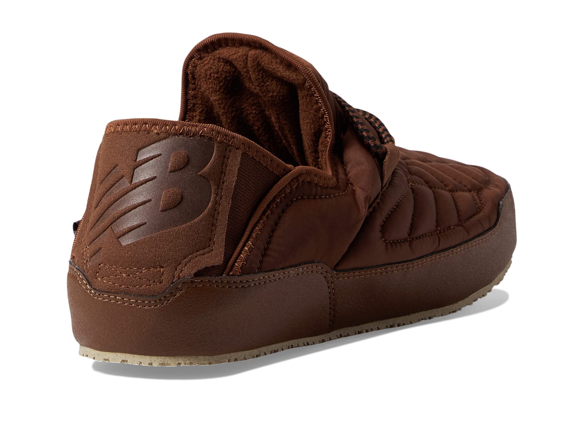 New Balance Unisex-Adult Caravan Moc V2 Slipper, Rich Oak/Mindful Grey, 12.5 Wide Women/11 Men