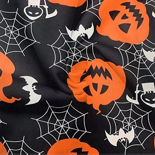 Halloween Dog Bandanas Pet Costumes - 6 Pack Triangle Scarf Adjustable Pet Bibs Kerchief Set Costume Accessories Decorations for Dogs Cats Pets Holiday Festivals Party (Large)