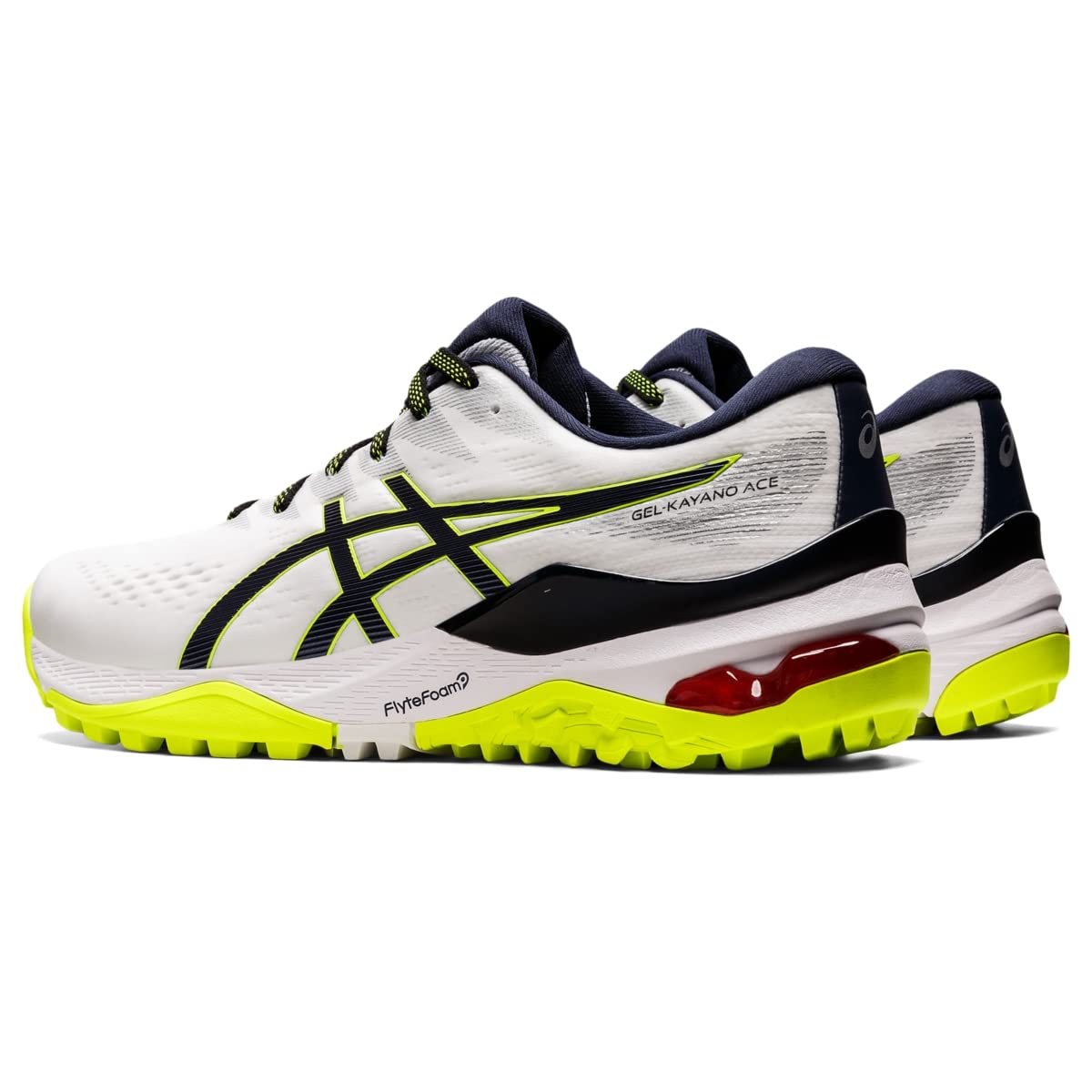 ASICS Men's Gel-Kayano ACE Golf Shoes, 13, White/Midnight