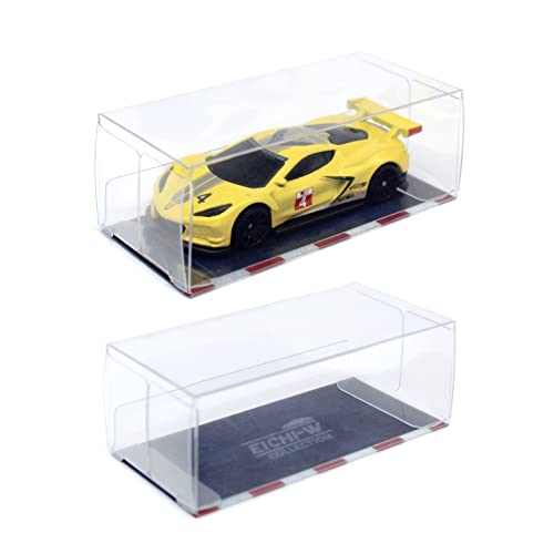 Eichi-W Collection 164 Protector Cases Race Track Diorama Design Lot of 20 Protective Case for Hot Wheels and Matchbox Collectors EWC854030XX20
