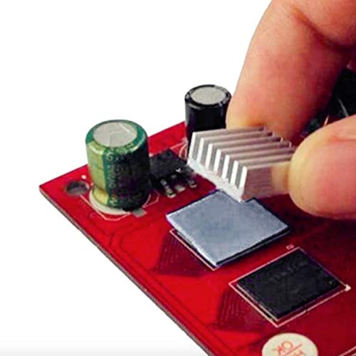 Easycargo 40pcs 15mm Thermal Pad 1mm, heatsink Thermal pad 15mmx15mmx1mm, Thermal pad for Cooling Laptop IC Chips NVMe M.2 SSD Heat Sink (40pcs 15x15x1mm)