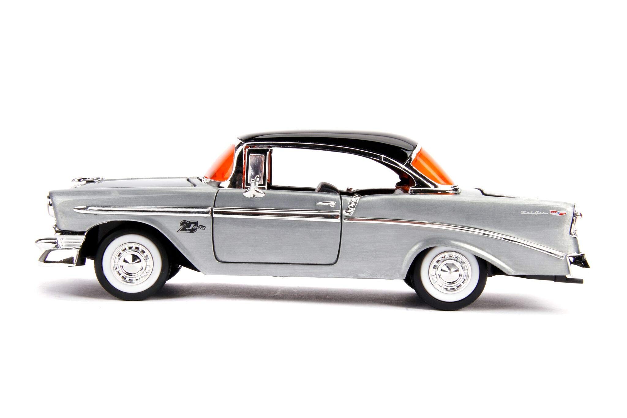 Jada Toys diecast vehicle 1: 24 Jada 20 - Showroom Floor - '56 Bel Air, Bare Metal