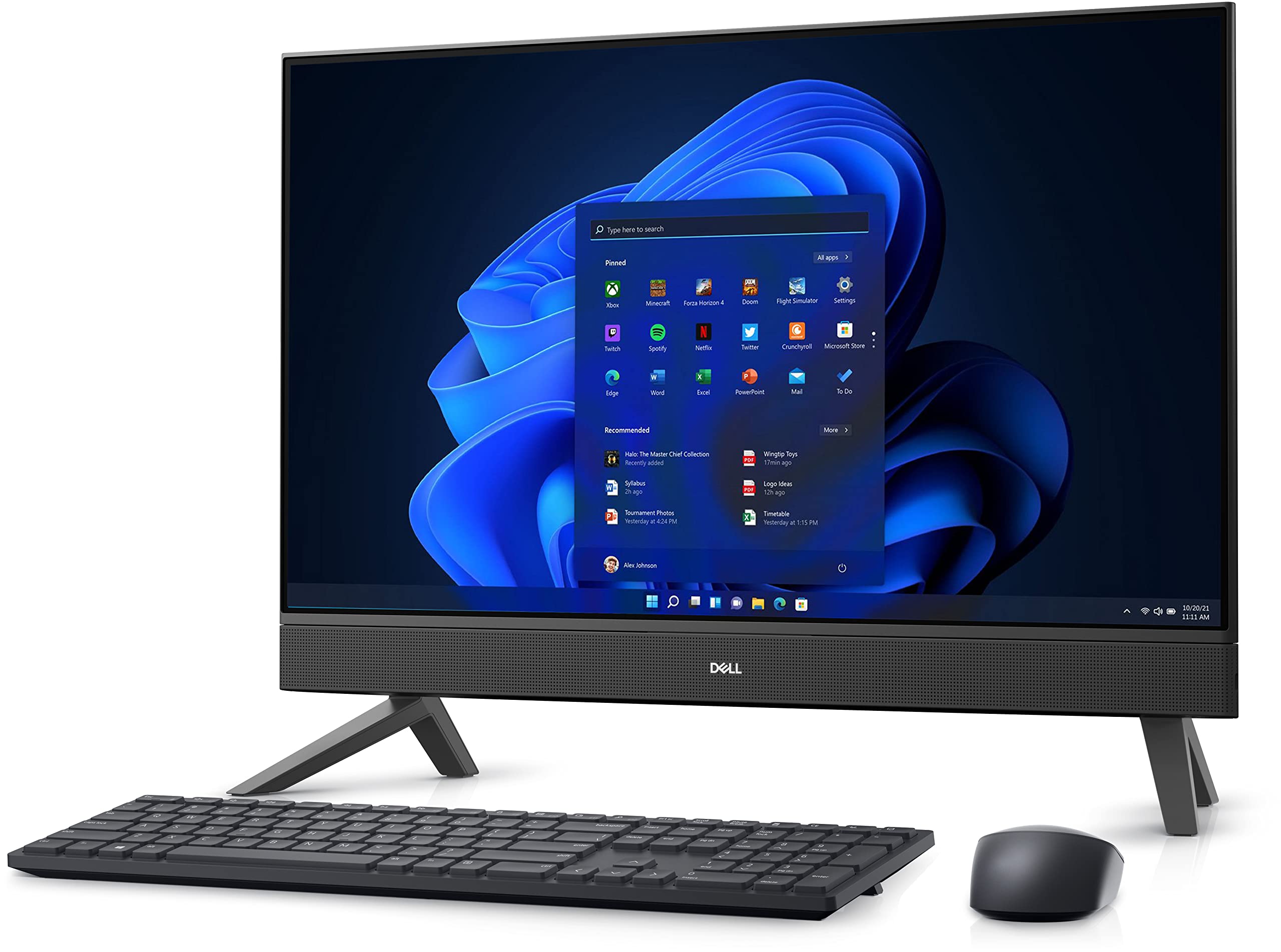 Dell Inspiron 7710 27" Full HD (1920x1080) All-in-One Desktop Computer - 12th Gen Intel Core i7-1255U 10-Core up to 4.7 GHz CPU, 64GB RAM, 1TB NVMe SSD + 1TB HDD, Intel UHD Graphics, Windows 11 Pro