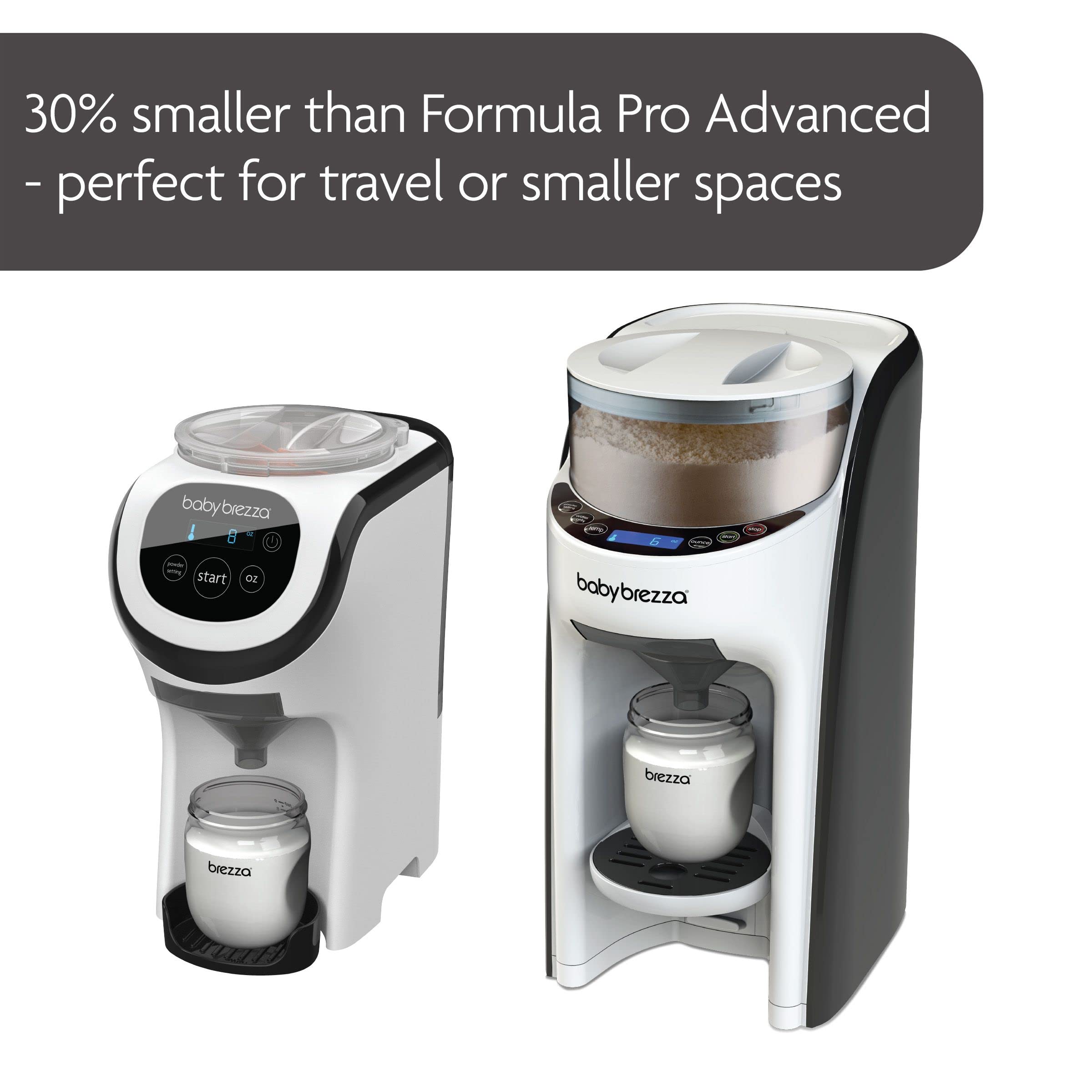 Baby Brezza Formula Pro Mini Baby Formula Maker & Formula Pro Mini Riser Stand Attachment