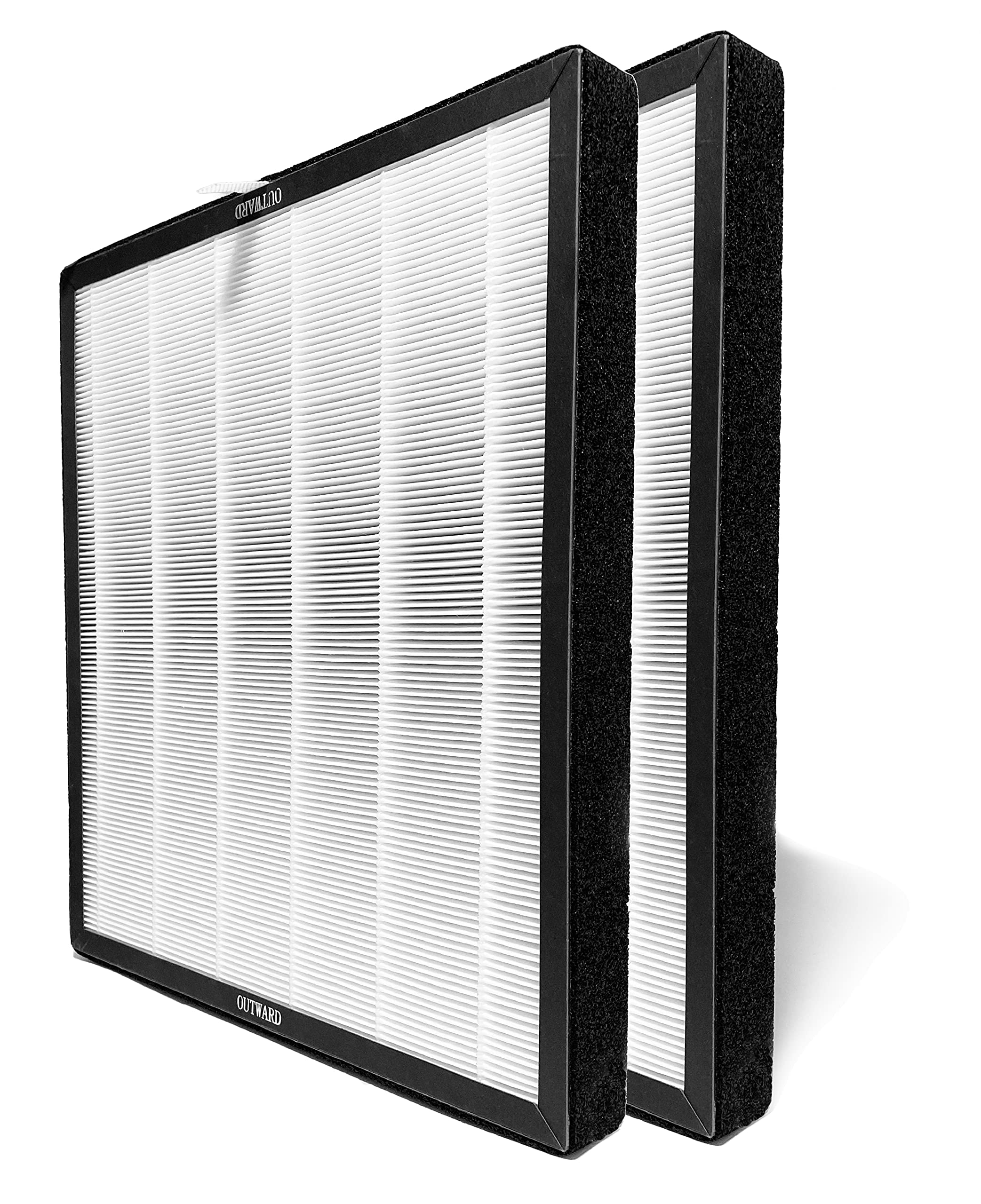 Nispira True HEPA Replacement Filter Compatible with Surround Air XJ-3100a Intelli-Pro 3 IP3 Air Purifier Part XJ-3100SF, 2 Pack