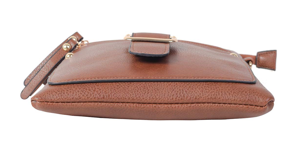 Joyzeal Crossbody Bag Multi Zipper Pocket Bag Messager Handbag Purse for Women Shoulder Bag Functional Purse