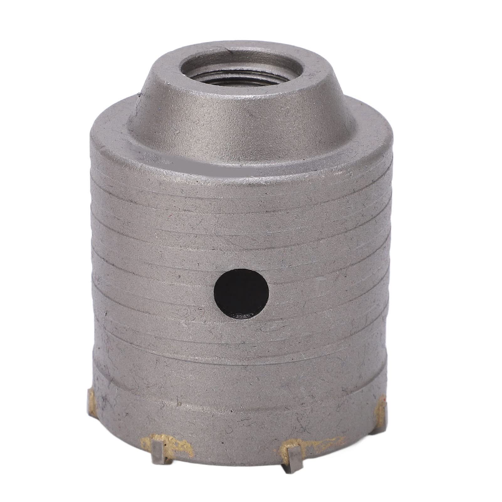Carbide Hole Saw Drill Bit, 60mm Carbide Hole Saw Concrete Core Drill Bits, Hole Saw Kit Hollow Drill Pipe Drilling Reamer for Wall Stone Concrete Bricks Tungsten Tips Hollow Hole Cutter for Brick