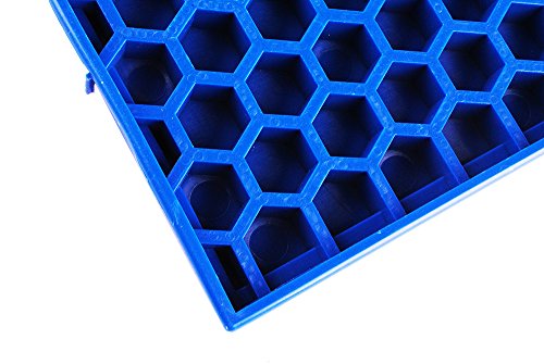 Wadoy Camper RV Stabilizer Jack Pad Leveling Blocks for Trailer Vehicle Auto Car Wheel (4 Pack)