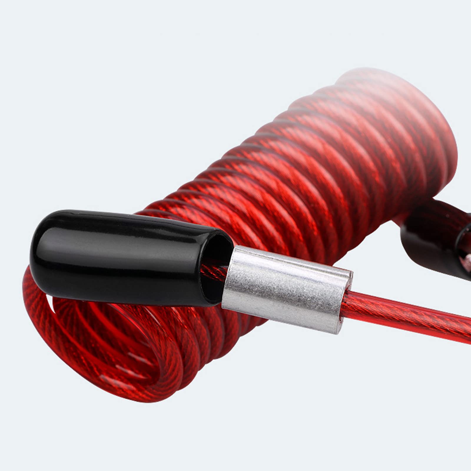 Bike Bicycle Security Cable Anti-Theft Safety Steel Wire Rope Spring Cable Bike Bicycle Lock Padlock Protection Cable motorcycle reminder cable bike security cable disc lock cable disc lock reminder