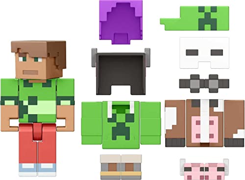 Minecraft Creator Series Expansion Pack, Collectible Building Toy, 3.25-inch Figure with Accessories, Gift for Ages 6 Years & Older