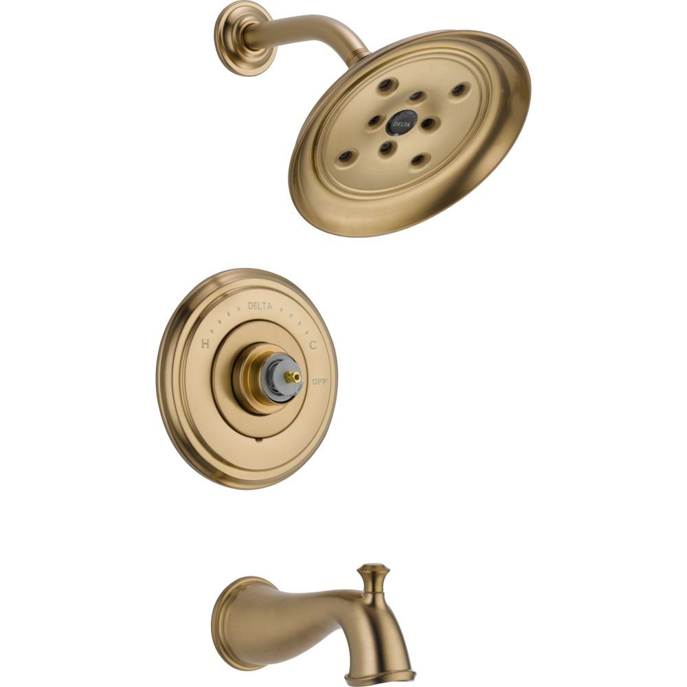 Delta Faucet T14497-CZLHP Cassidy 14 Series Bathtub & Shower Trim without Handle, Champagne Bronze