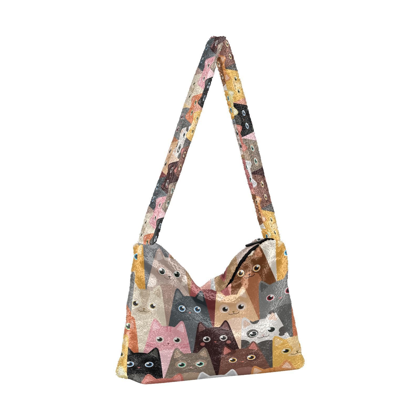 JSTEL Women Large Tote Top Handle Shoulder Bags Dragonfly Patern Ladies Handbag L