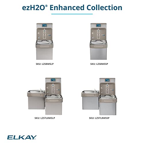 Elkay LZS8WSSP Bottle Filling Station and Cooler, Single, Stainless Steel