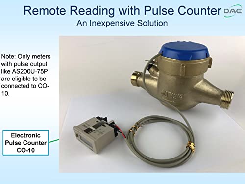 DAE AS200U-75 Water Meter, 3/4" NPT Couplings, Measuring in Gallons
