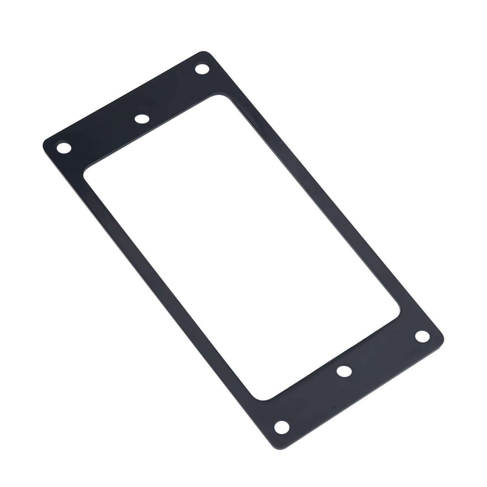 Humbucker Mounting Ring, Metal Pickup Ring, 2pcs Pickup Mounting Rings, Flat Humbucker Mounting Ring for Electric Guitars(black)