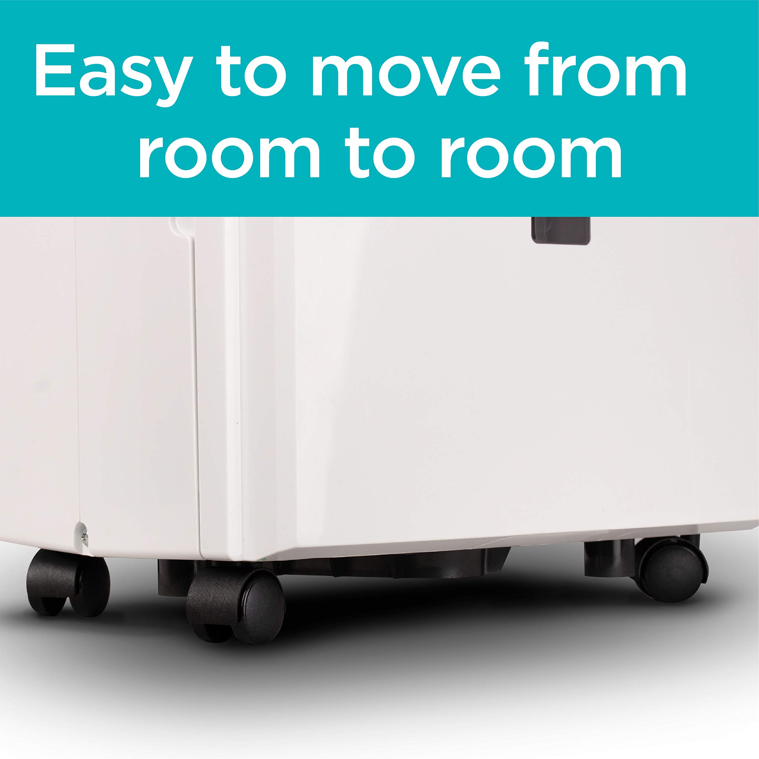 BLACK+DECKER 1500 Sq. Ft. Dehumidifier for Medium to Large Spaces and Basements, Energy Star Certified, Portable, BDT20WTB