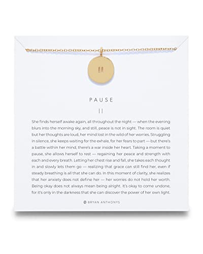 Bryan Anthonys Go With The Waves 14k Gold Necklace for Women, Pendant, Adjustable Length
