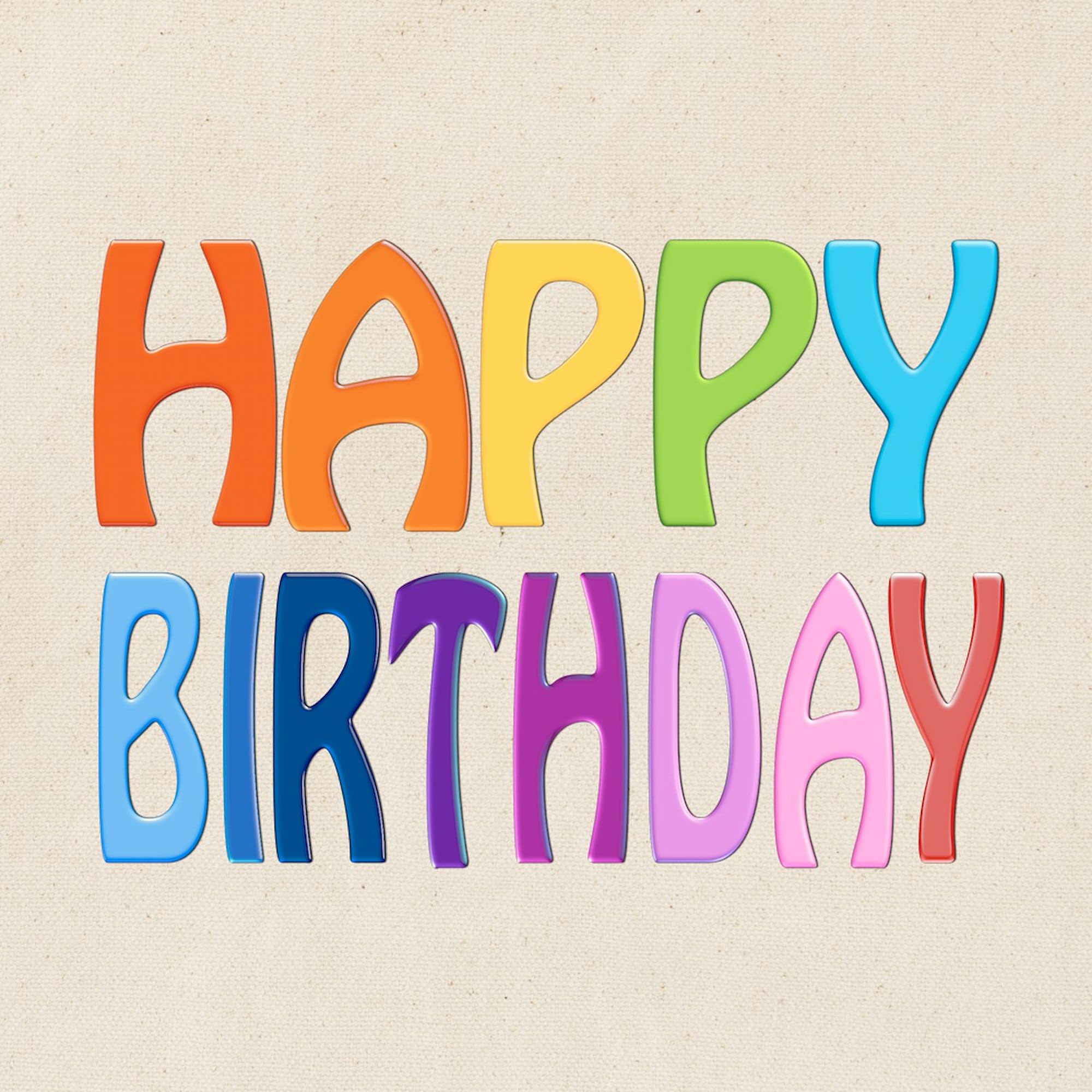 CafePress Happy Birthday Happy Tote Bag Canvas Tote Shopping Bag