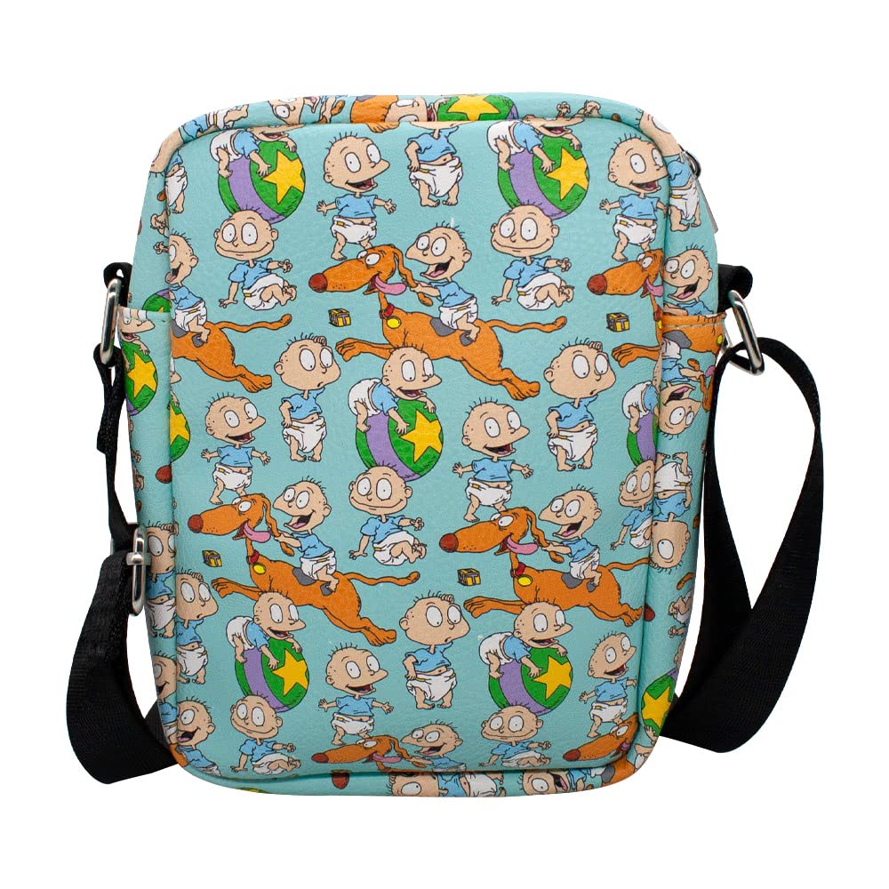 Nickelodeon Bag, Crossbody, Rugrats, Tommy Pickles & Spike Poses, Vegan Leather