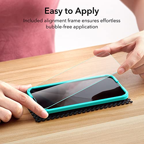 ESR for iPhone 14 Pro Screen Protector, Easy Installation Frame, Military-Grade Protection, Ultra Tough, Scratch Resistant, Tempered-Glass Screen Protector for iPhone 14 Pro, 3 Pack