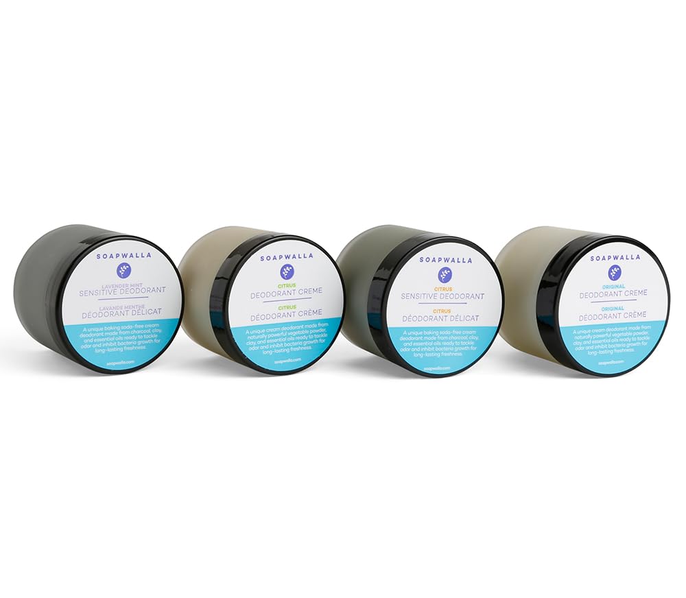 Soapwalla - Natural Aluminum-Free Deodorant Cream (Original) | Vegan, Cruelty-Free, Clean Skincare (Full Size, 2 oz | 57 g)