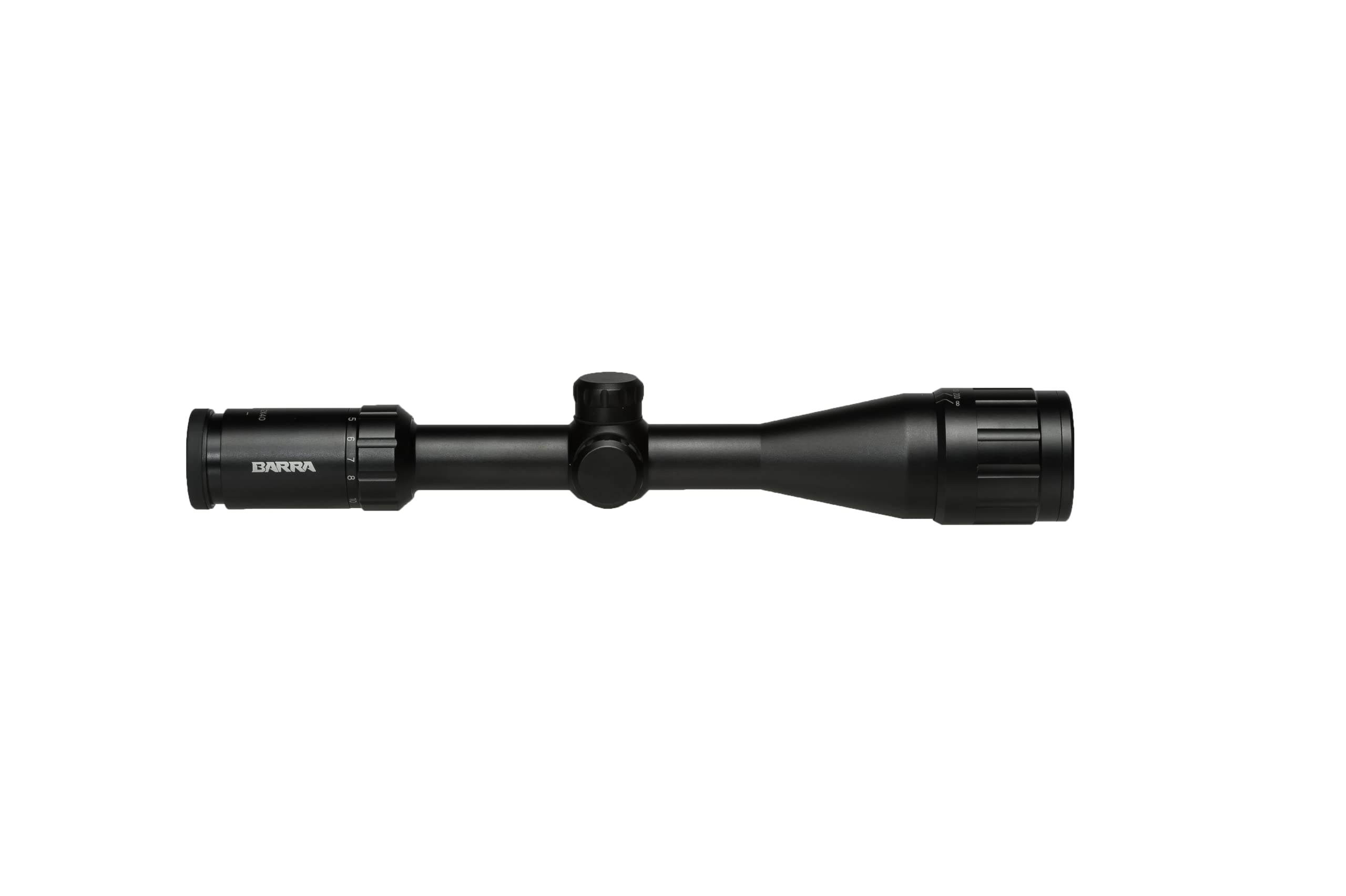 Barra Rifle Scope, BDC Reticle Capped Turrets for Hunting Shooting Precision Deer Hog Venison Varmint (H20 4-12x40)