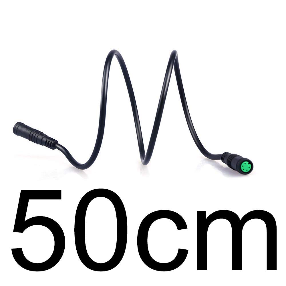 BAFANG LCD Display Extension Cable BBS01 BBS02 BBSHD Mid Drive Kit 5Pin Plug Female to Male (50cm)