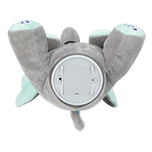 Nuby Peek a Boo Friends Animated Plush Toy with Music and Interactive Play, Baby Elephant