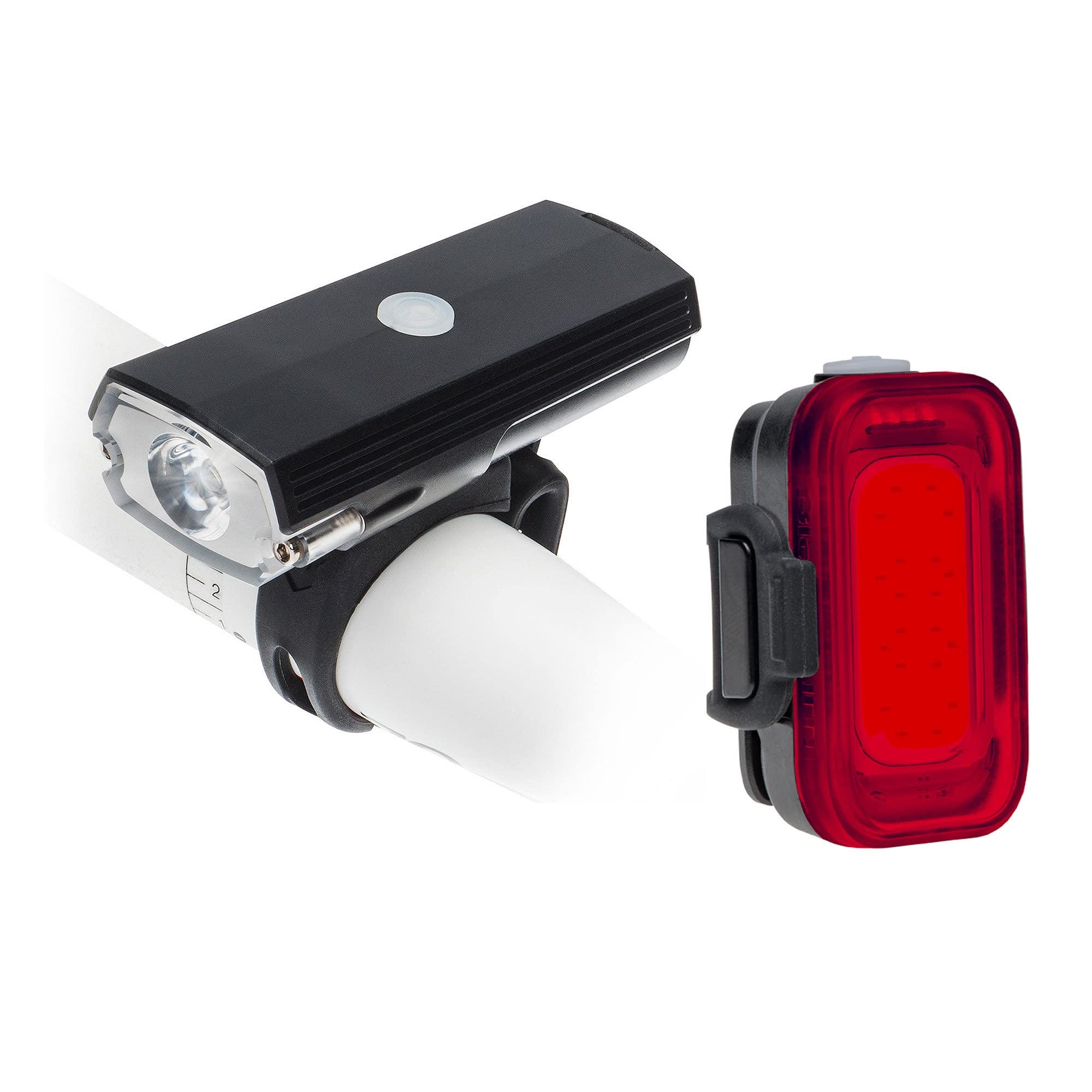 Blackburn Dayblazer Front and Rear Bike Light Set (400 Lumens Front, 65 Lumens Rear)