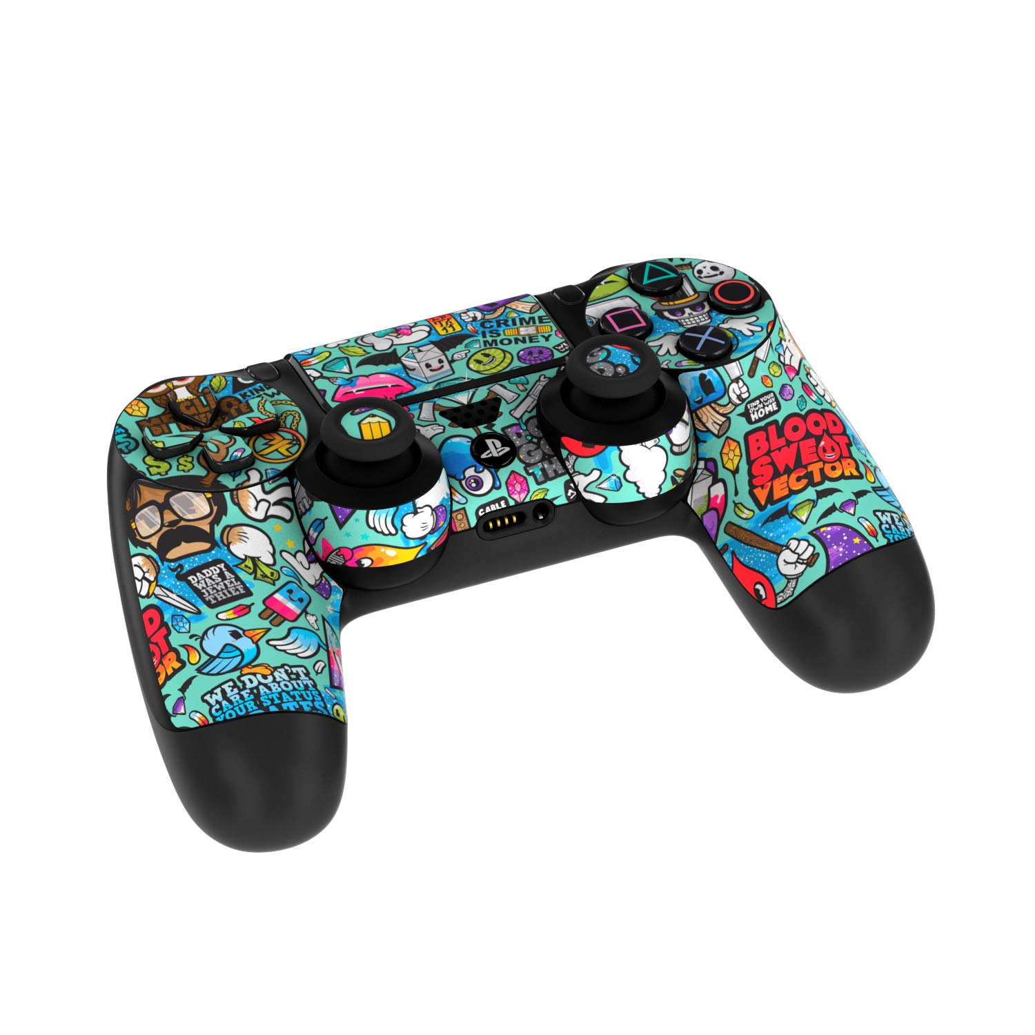Jewel Thief - PS4 Controller Skin Sticker Decal Wrap (Controller NOT Included) [Video Game]