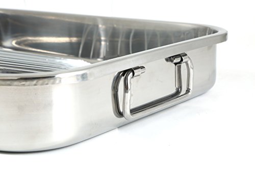 ExcelSteel 592 Roasting Pan, Stainless