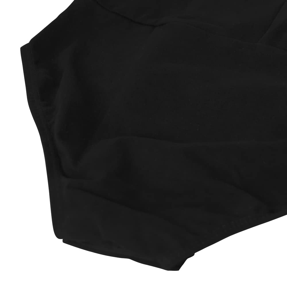 ASmileIndeep Ballet Leotard for Girls Long Sleeve Leotard for Dance, Gymnastics and Ballet (Black (Long Sleeve), Large)