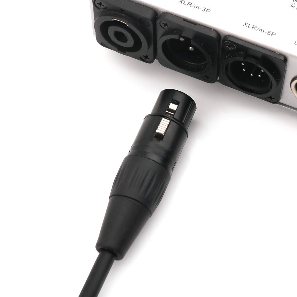 NANYI 3.5mm (1/8 Inch) TRS Stereo Male to XLR Female Interconnect Audio Microphone Cable, Suitable for iPod, Mobile Phone, Active Speakers, Stage, DJ, Studio Audio Console, 1.5M (5FT)