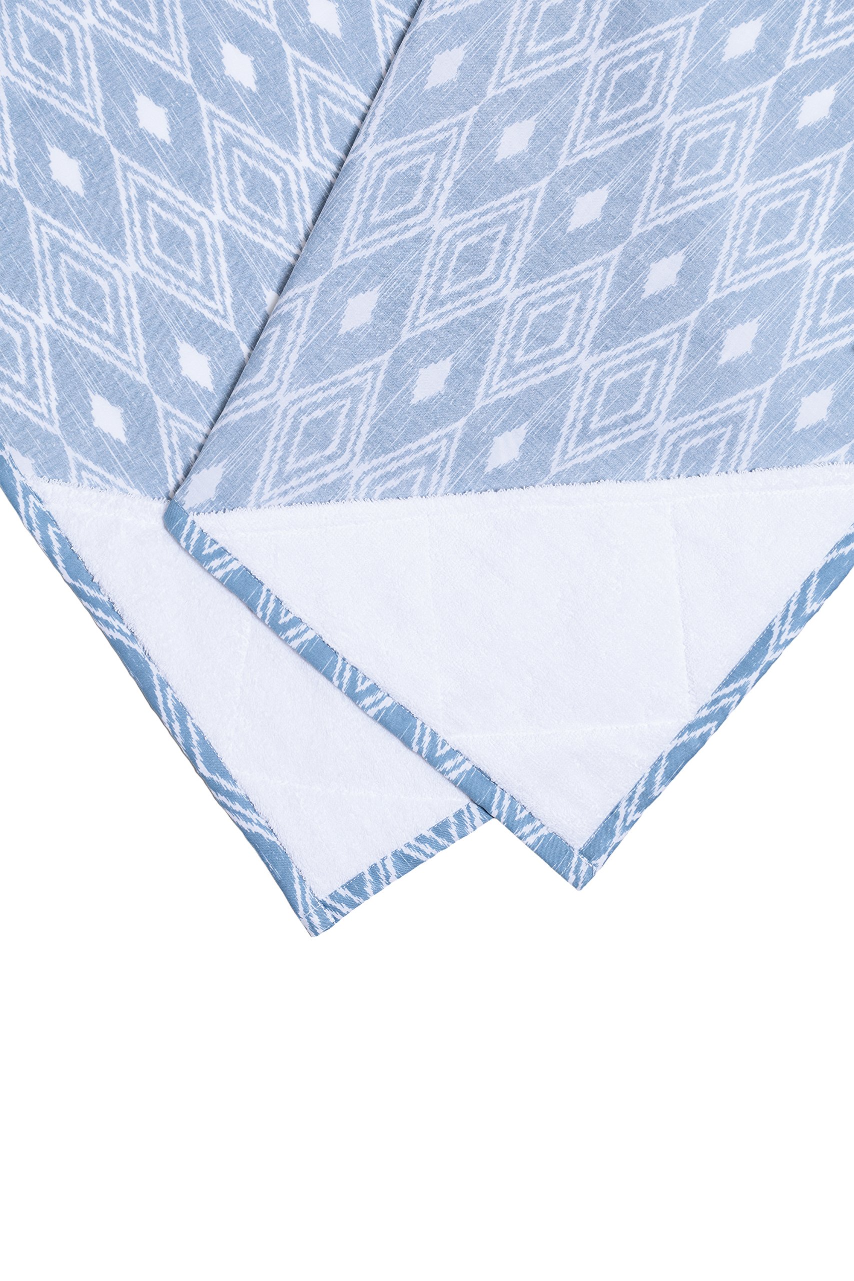 Bebe au Lait Premium Cotton Nursing Cover, Lightweight and Breathable Cotton, Open Neckline, One Size Fits All - Belize